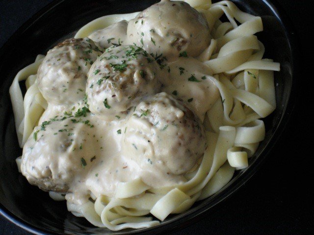 Swedish Meatballs Pasta