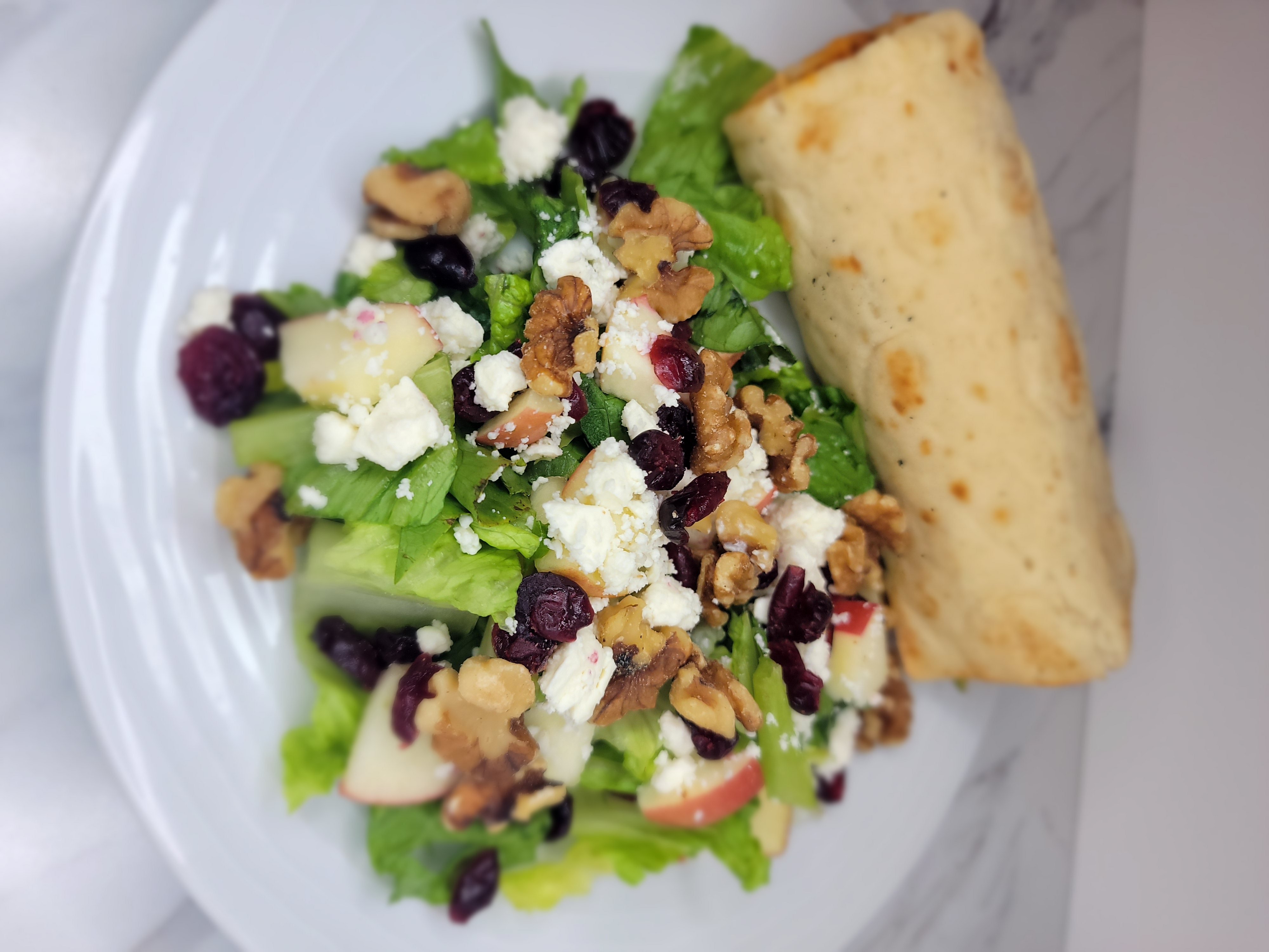 Flatbread and Signature Salad