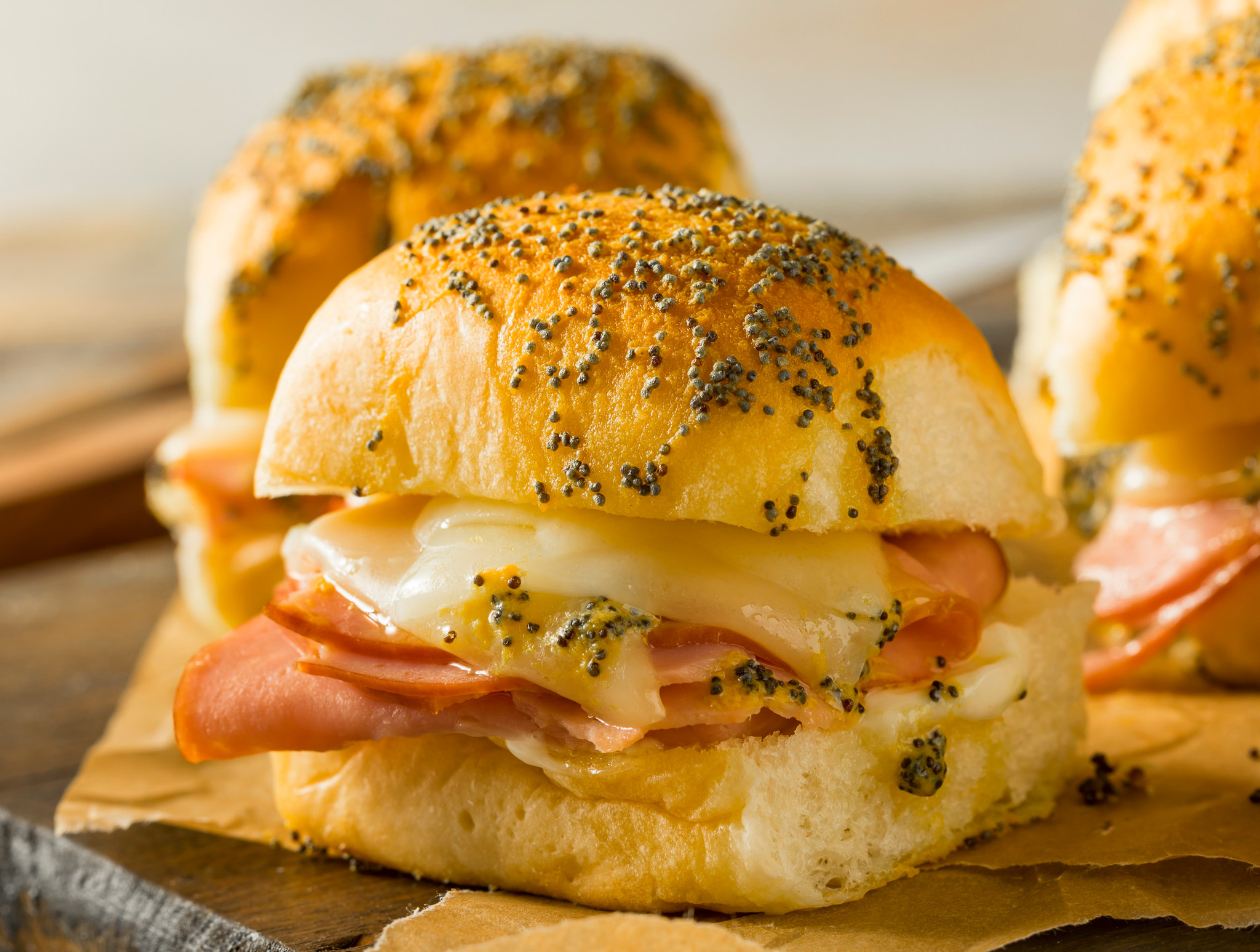 Shaved Ham Cocktail Sandwich