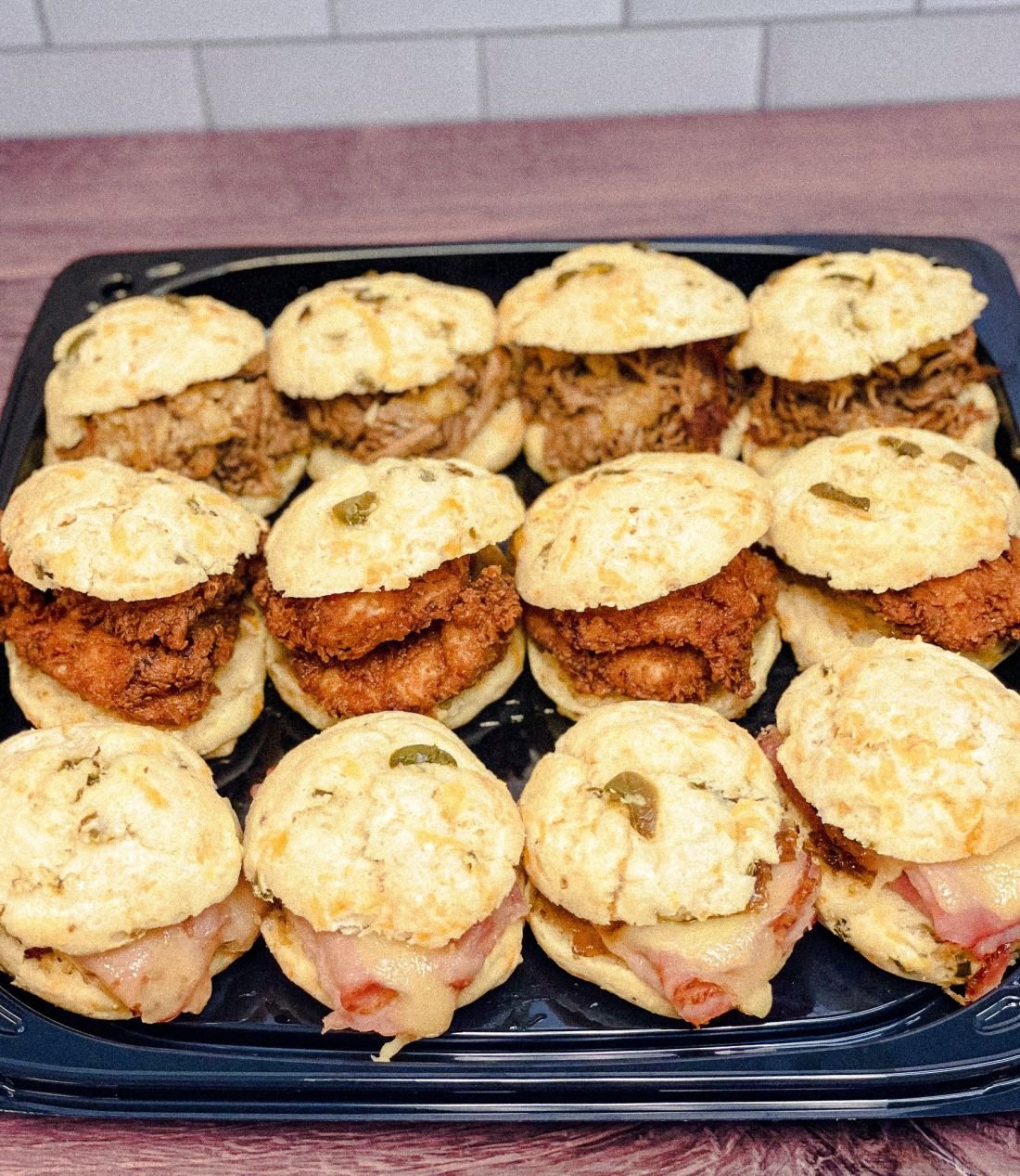 Petite Breakfast Biscuit Sandwiches