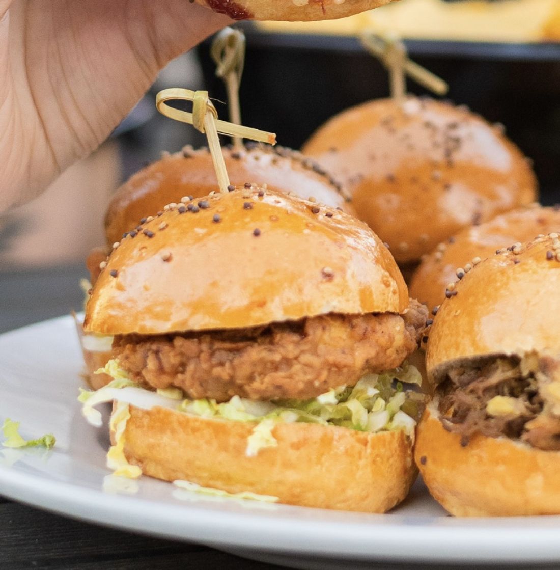 Crispy Chicken Cocktail Sandwich