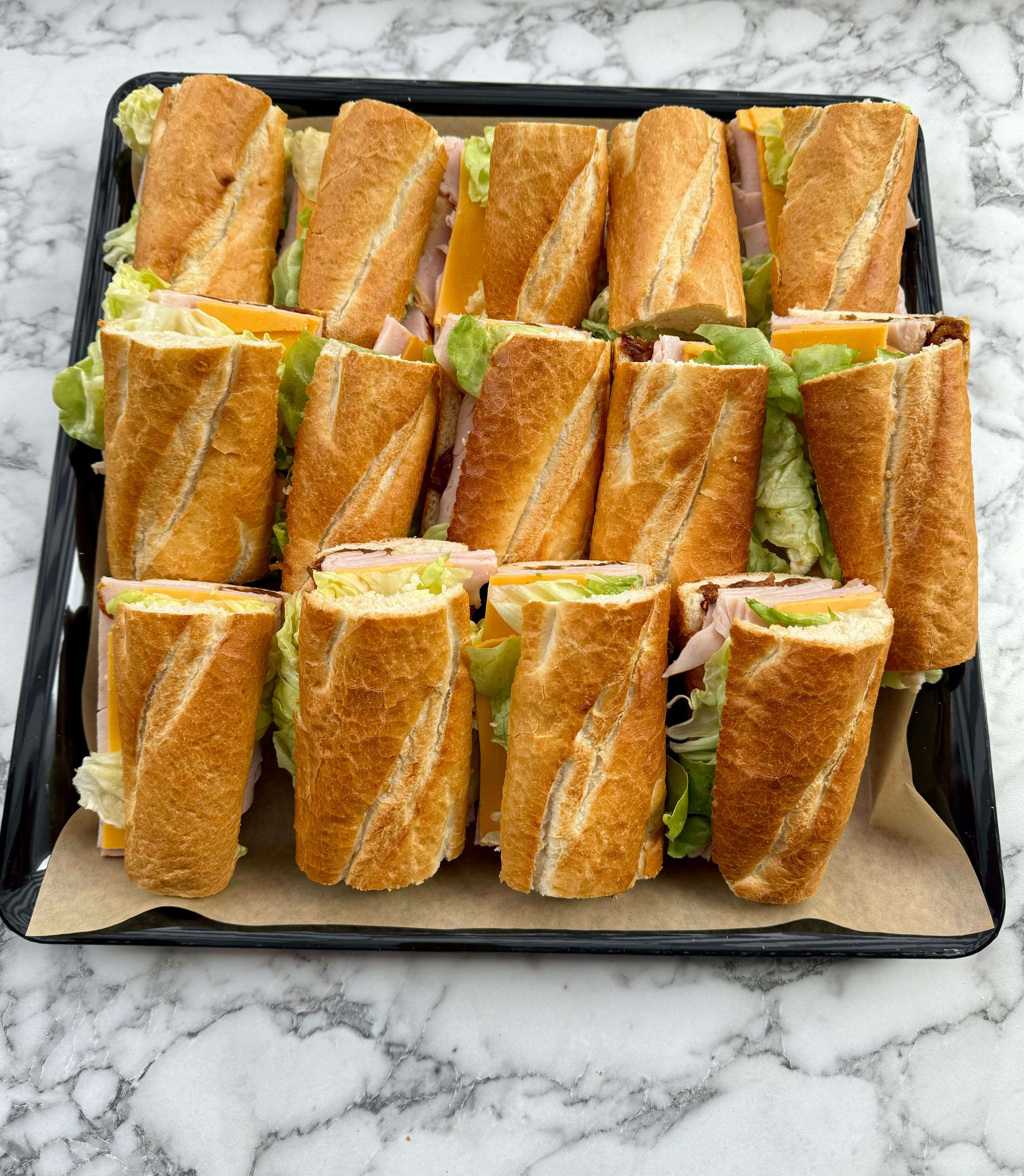 Le Turkey Baguette Sandwich Platter