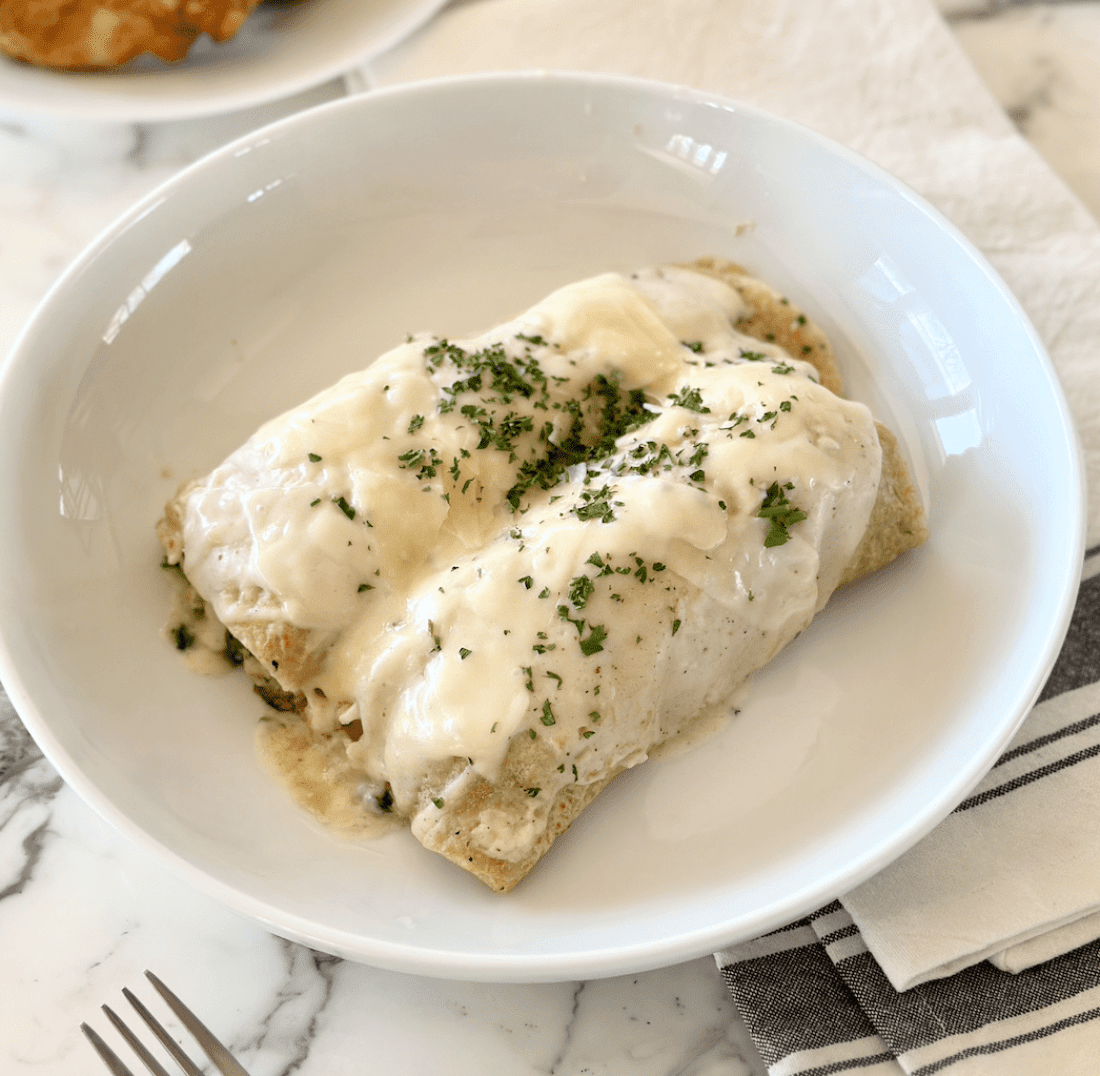 Chicken Bechamel Crepes