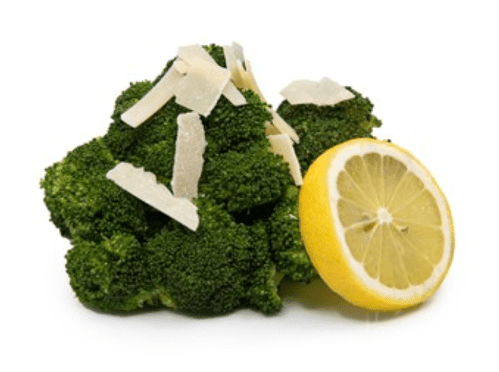 Steamed Broccoli With Parmesan & Lemon - Serves 10 to 12