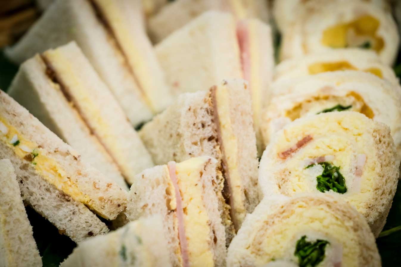 Sandwiches Variety Of Fillings And Shapes