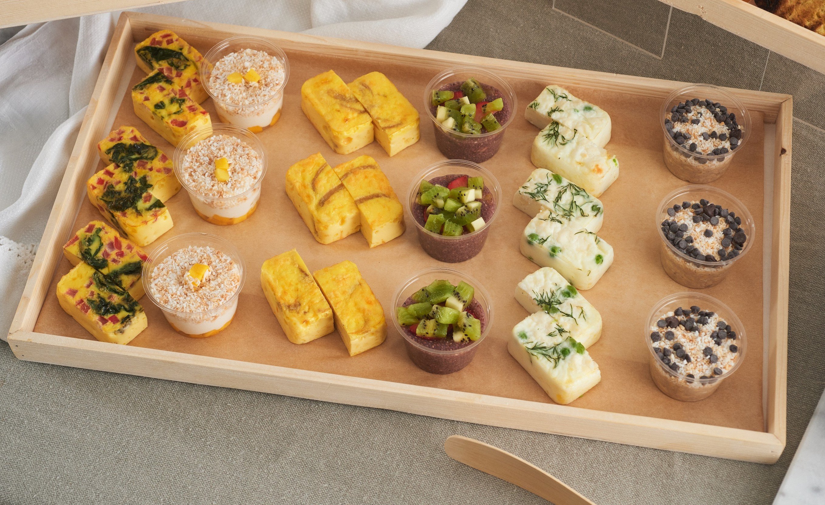 Platter, Breakfast Pots & Frittata (Large)