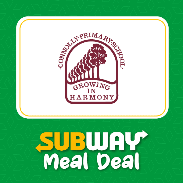 Connolly Primary School Student Sub, Drink & Cookie Meal Deal Fri 7 Jun 24