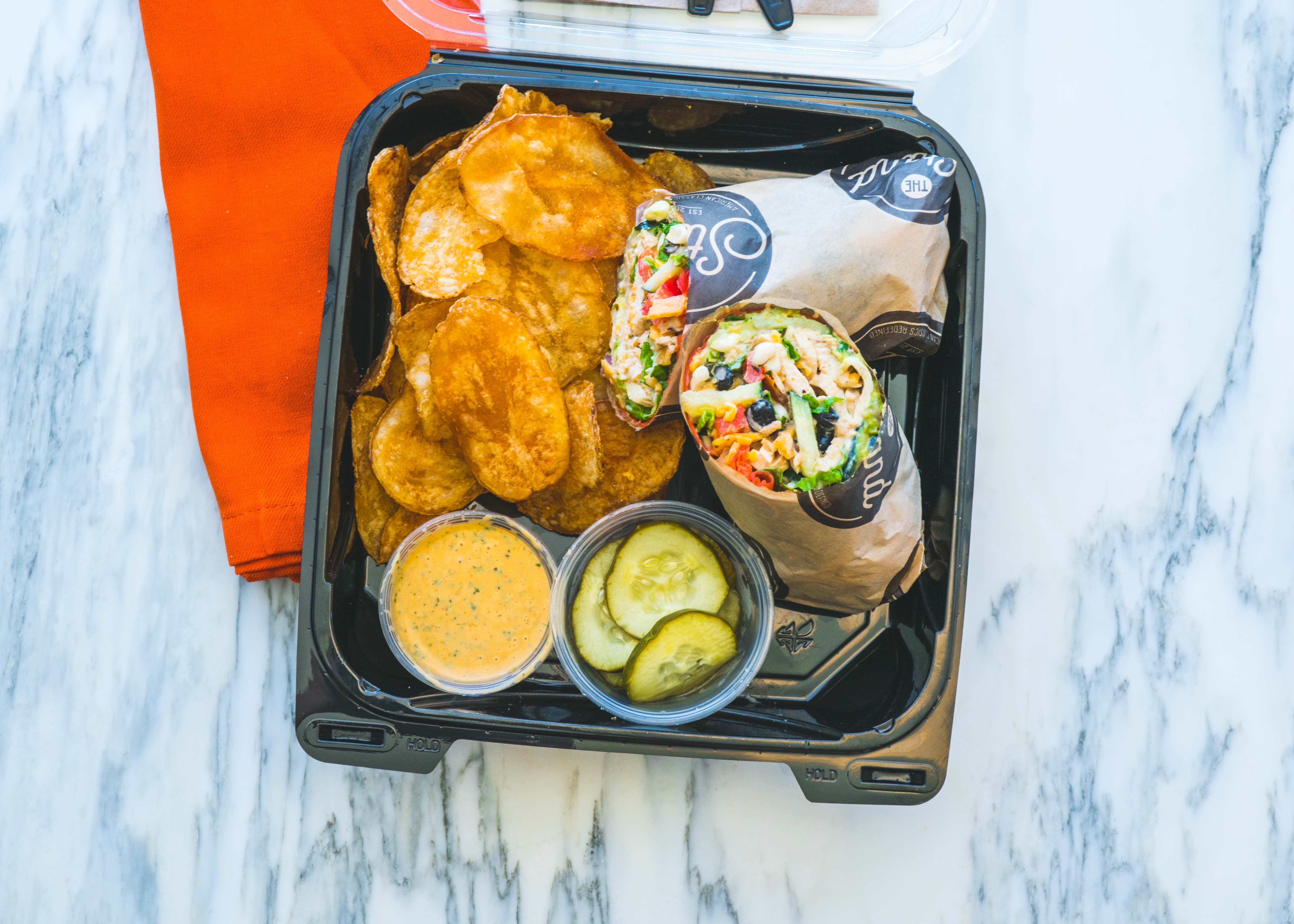 Southwest Chicken Wrap Boxed Meal